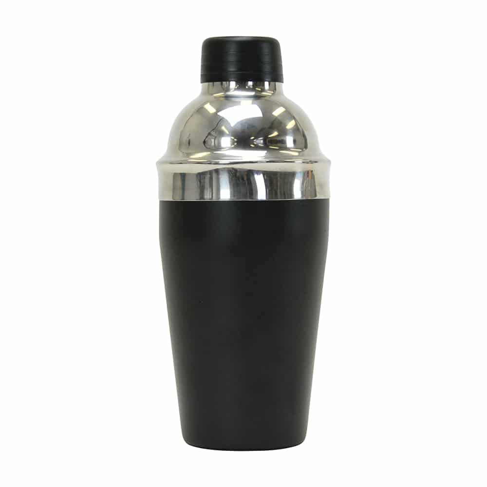 Cocktail Shaker Stainless - Black – Hepburn Springs General Store